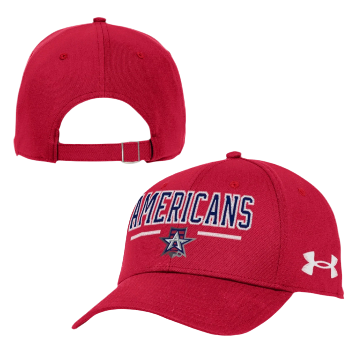 Allen Americans Under Armour Adjustable Red Hat – Americans Team Store