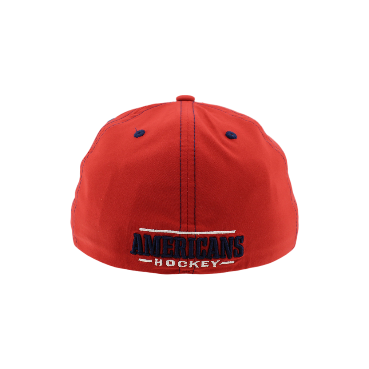 Allen Americans Zephyr Hype Red/Navy Trim Fitted Hat – Americans Team Store