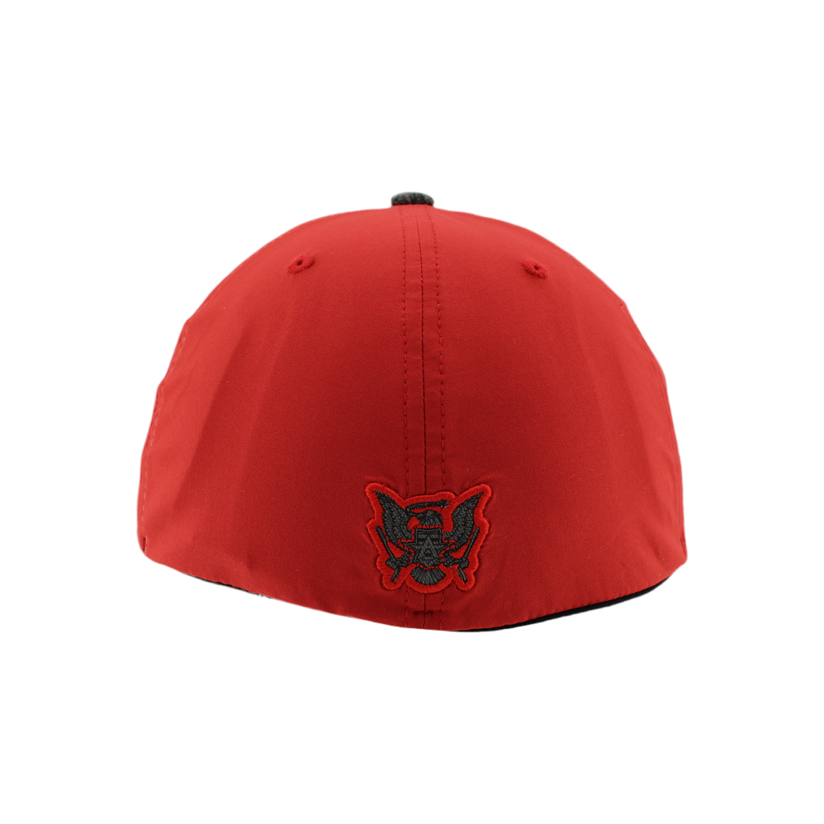 Allen Americans Zephyr Heather Charcoal/Red Fitted Hat – Americans Team ...