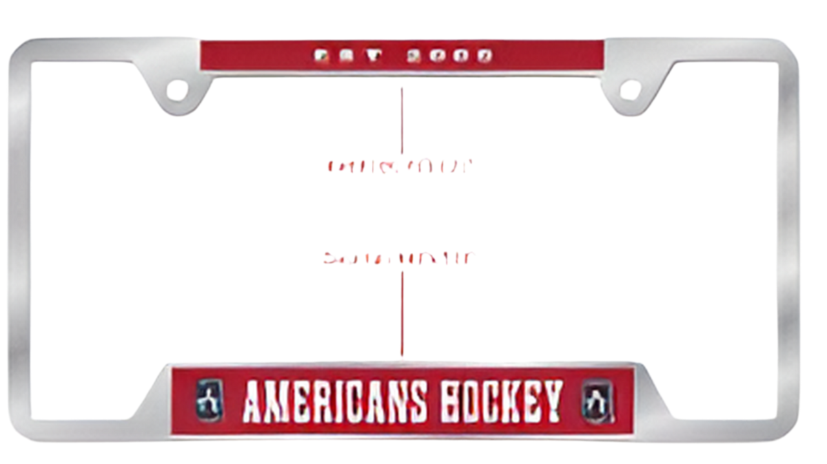 Allen Americans License Plate Cover – Americans Team Store