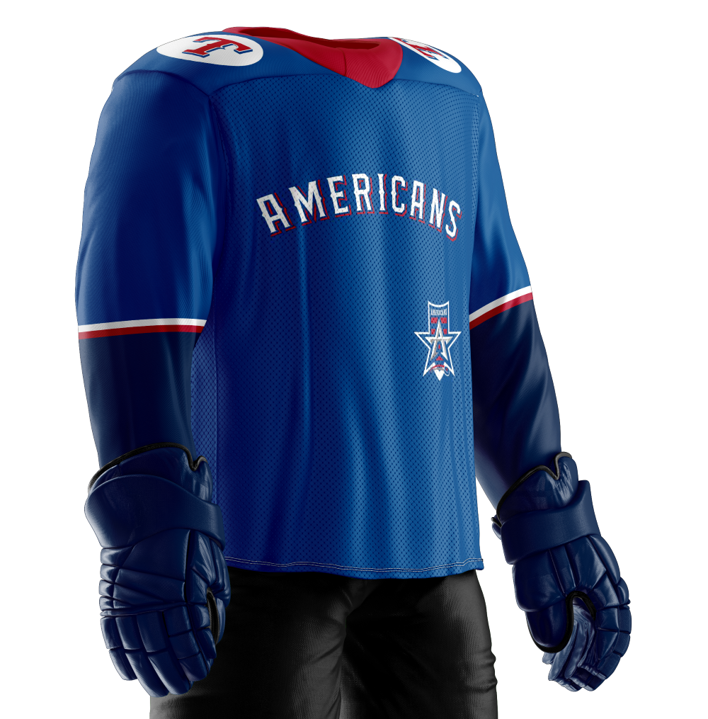 Allen Americans Texas RANGERS Jersey – Americans Team Store