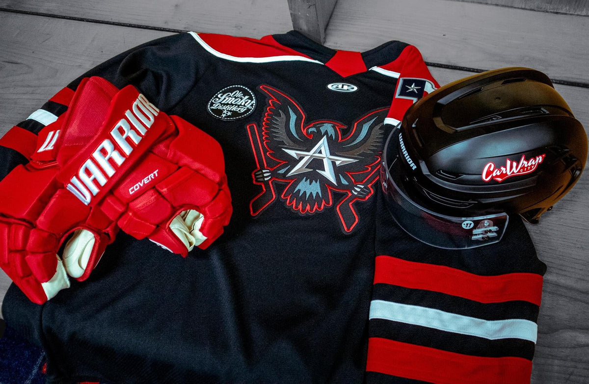 Allen Americans Official Black Replica Jersey – Americans Team Store