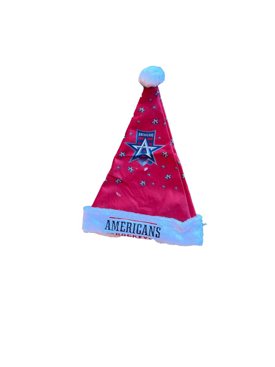 Allen Americans Plush Santa Hat – Americans Team Store