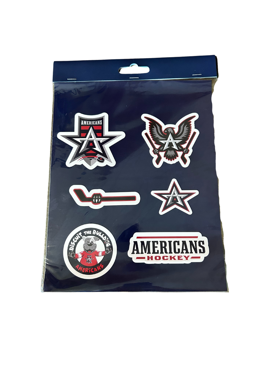 Allen Americans Team Logo Sticker Sheet – Americans Team Store