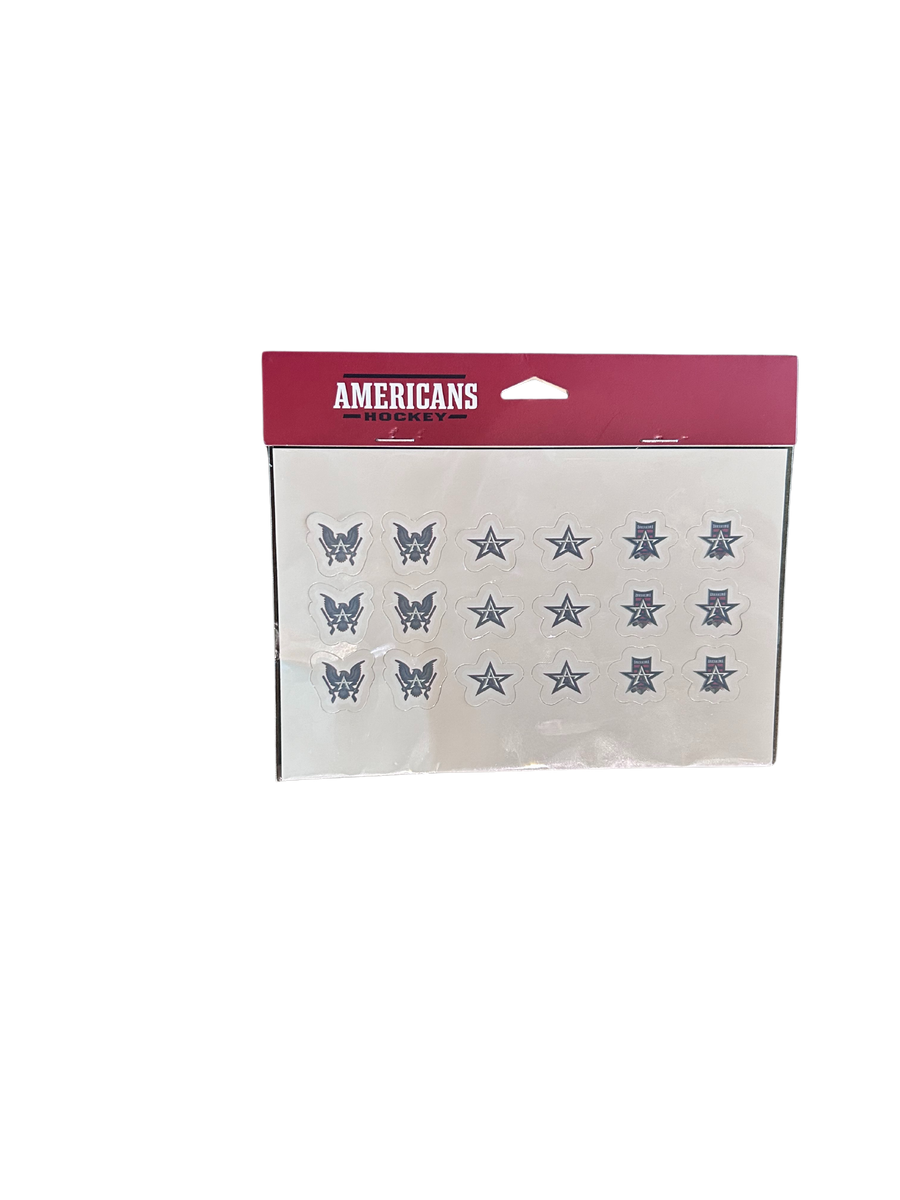 Allen Americans Face Decals – Americans Team Store